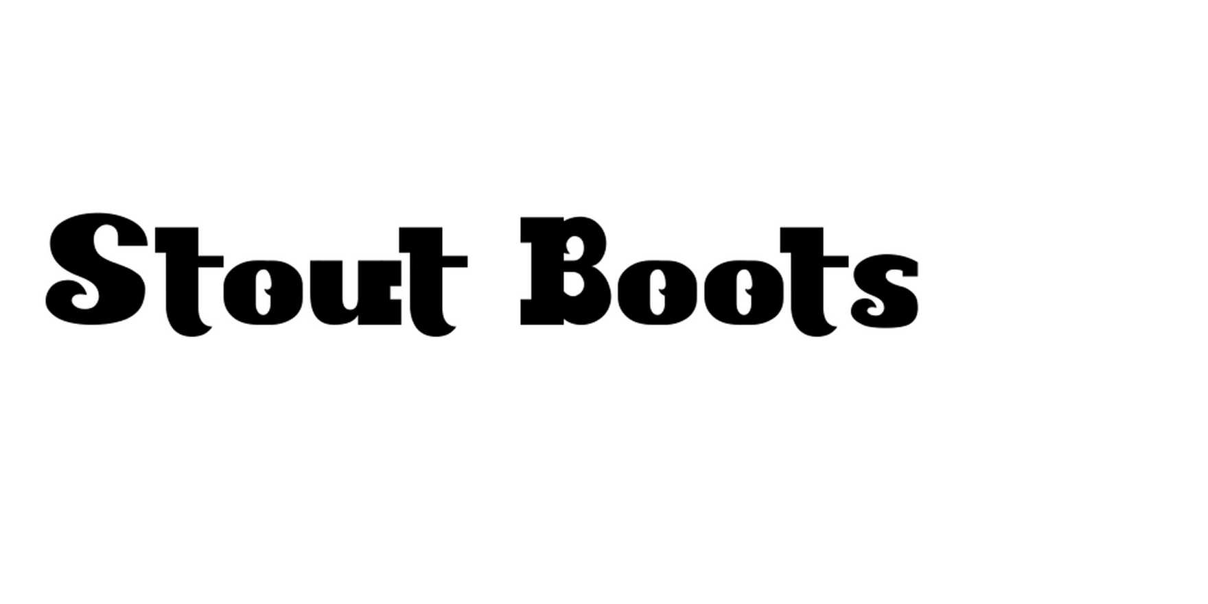 Stout Boots in use - Fonts In Use