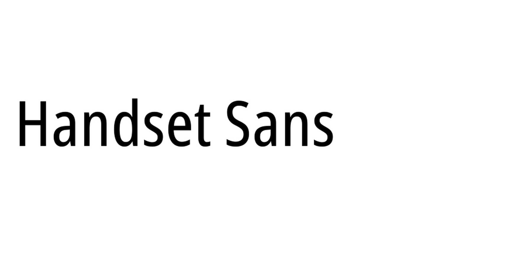 Handset Sans in use - Fonts In Use