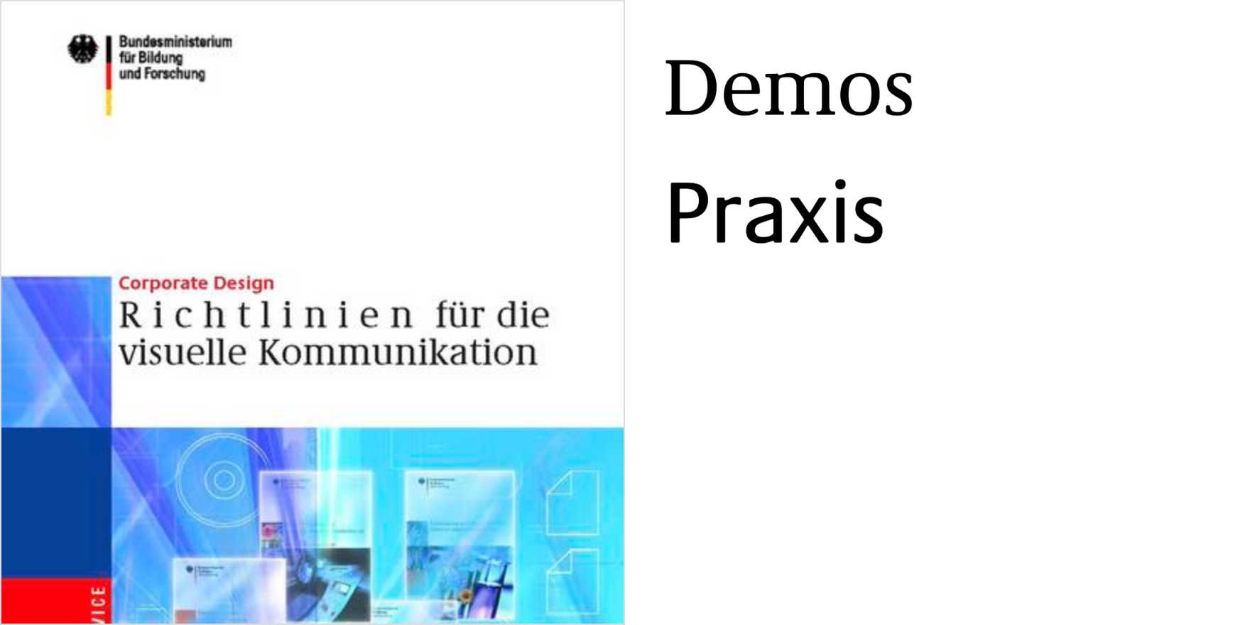 German Government Style Guide - Fonts In Use