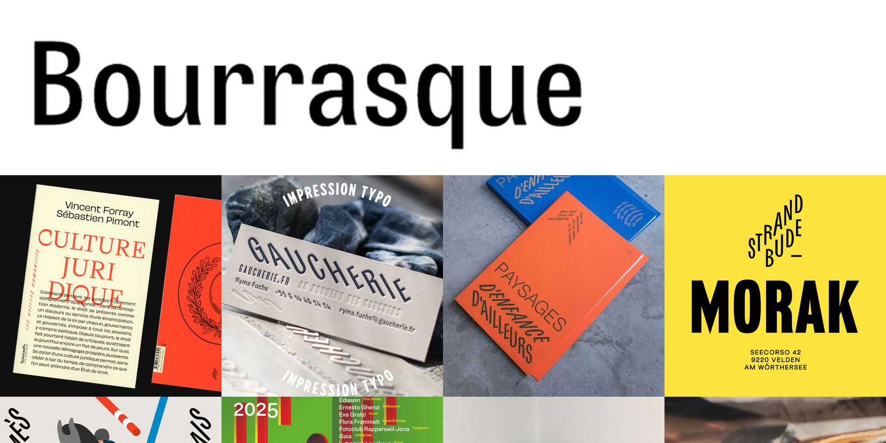 Bourrasque in use - Fonts In Use