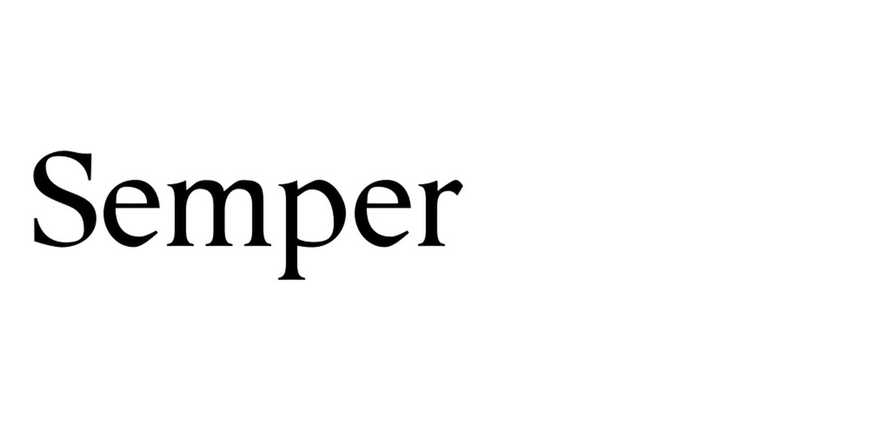 Semper in use - Fonts In Use