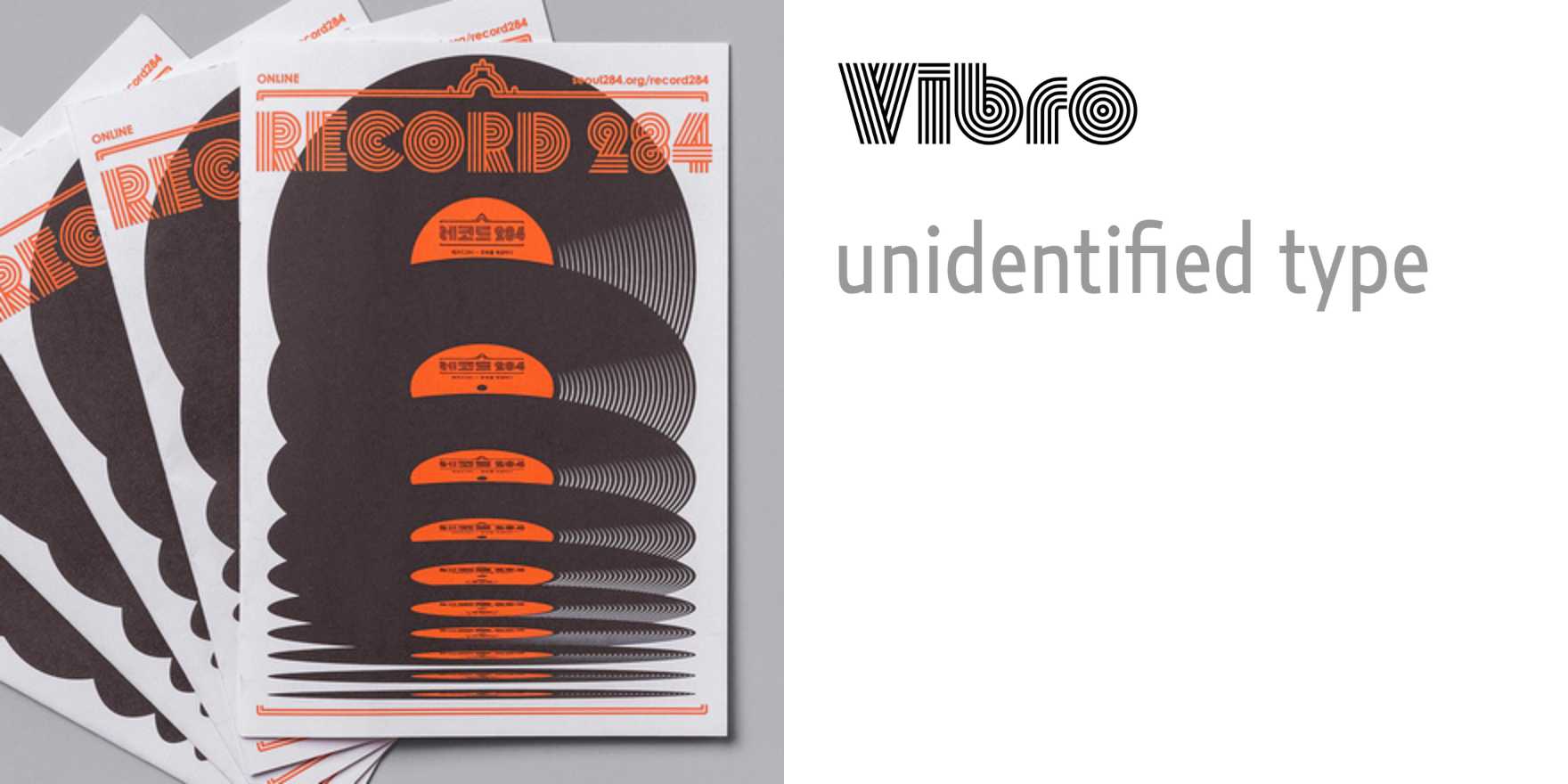 Record 284: Culture on a Turntable - Fonts In Use