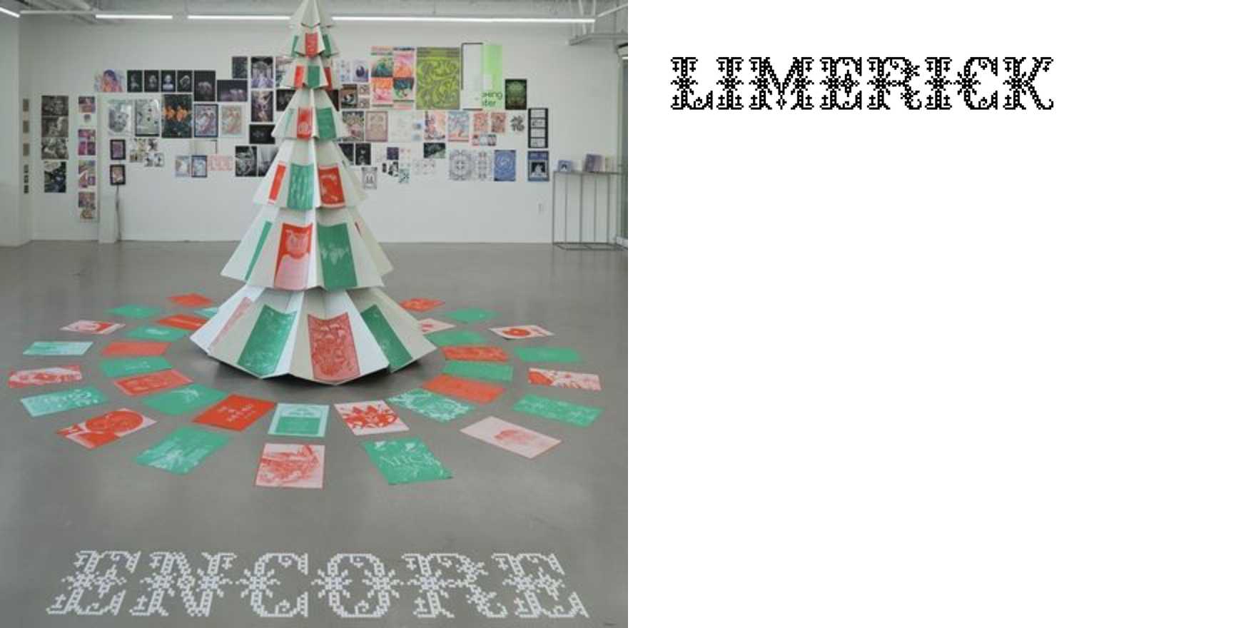 ENCORE exhibition - Fonts In Use