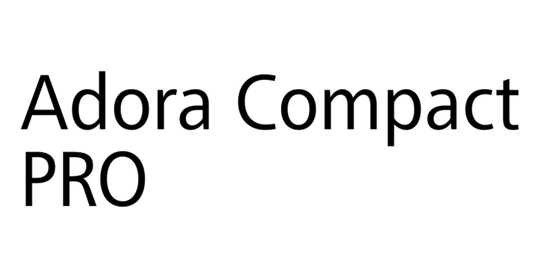 Adora Compact PRO in use - Fonts In Use