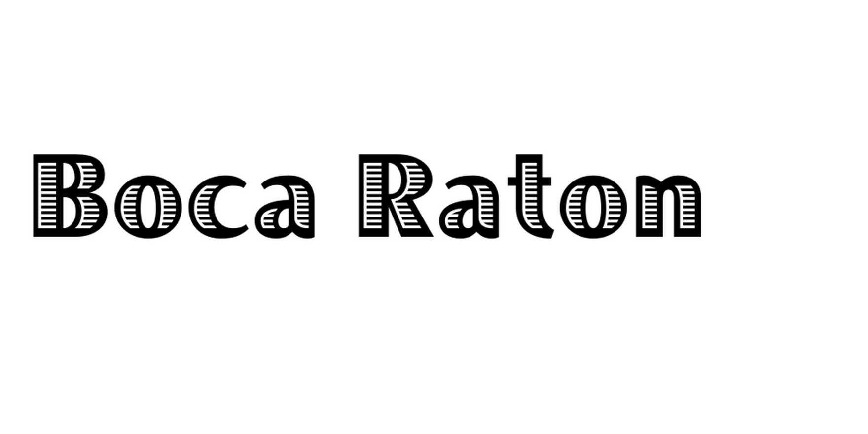 Boca Raton in use - Fonts In Use