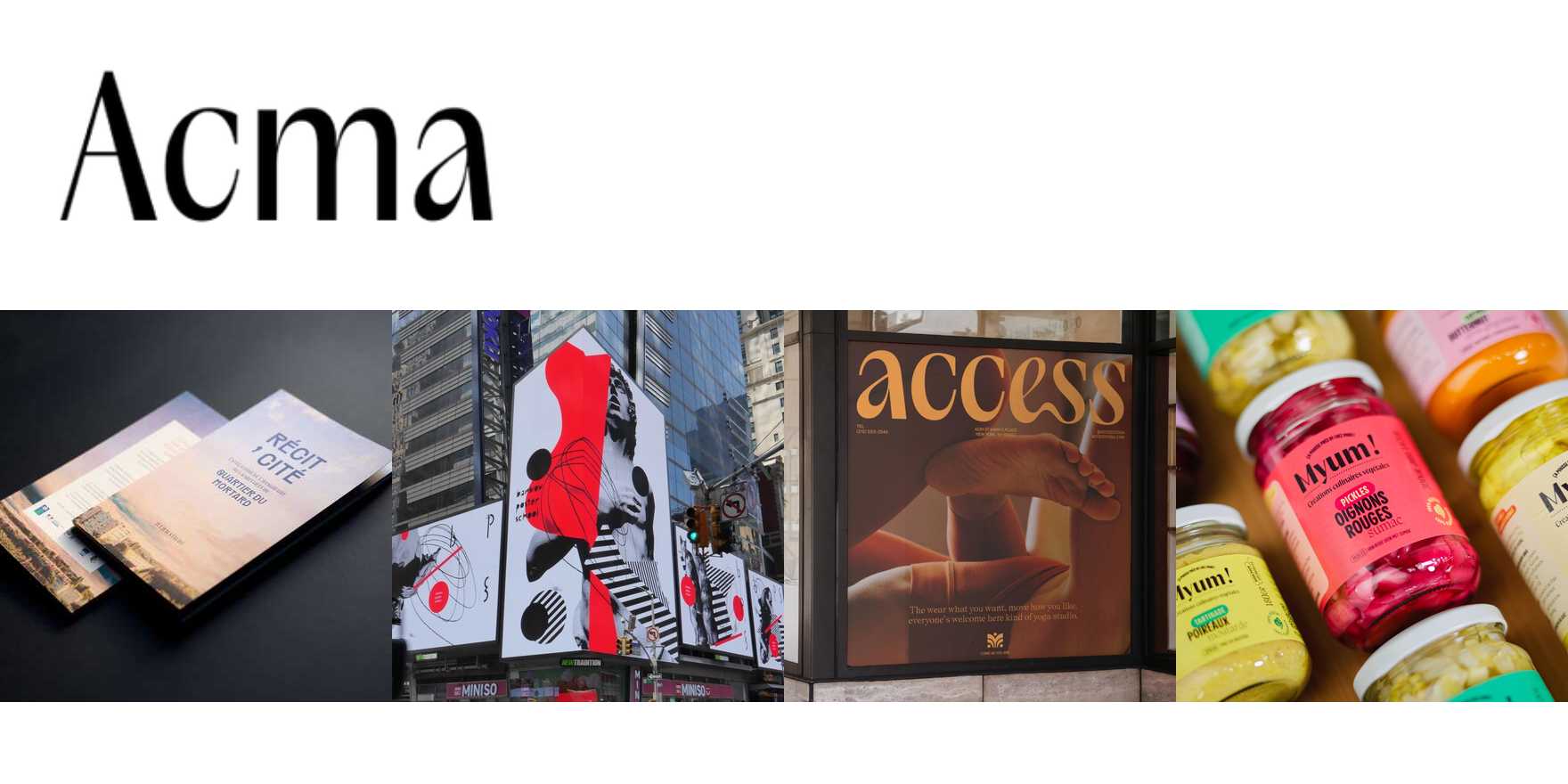 Acma in use - Fonts In Use