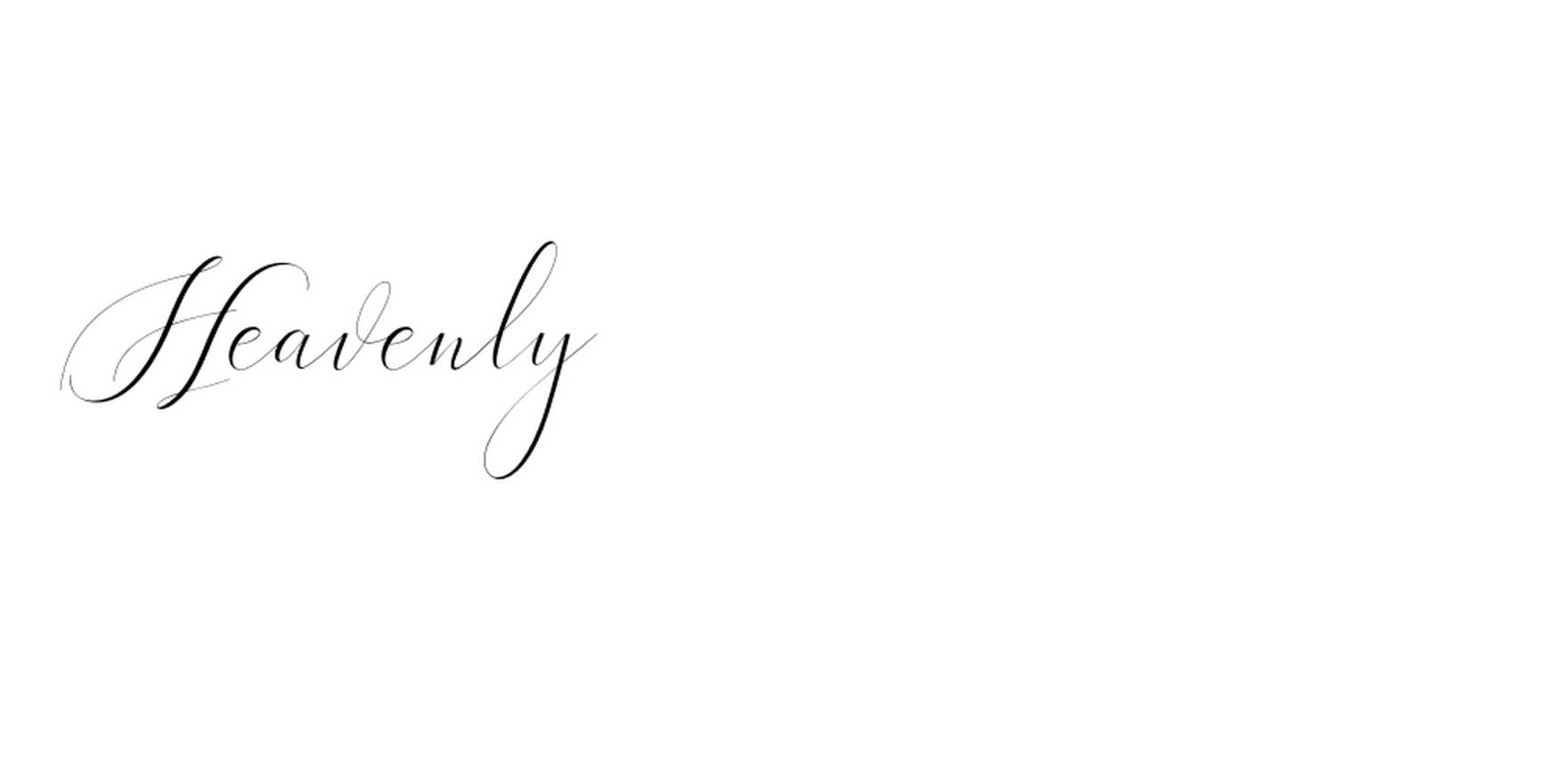 Heavenly in use - Fonts In Use