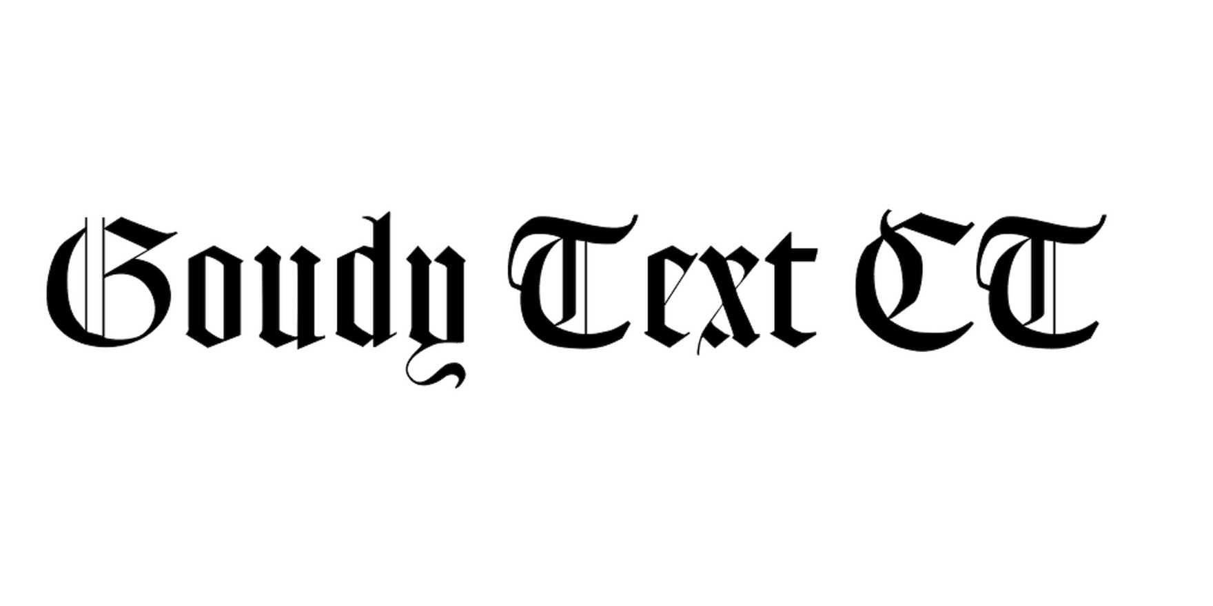 Goudy Text CT in use - Fonts In Use