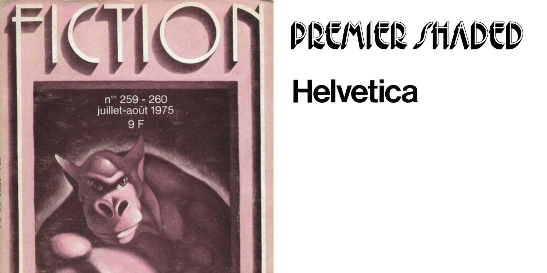 Fiction magazine logo and covers (1973–1984) - Fonts In Use