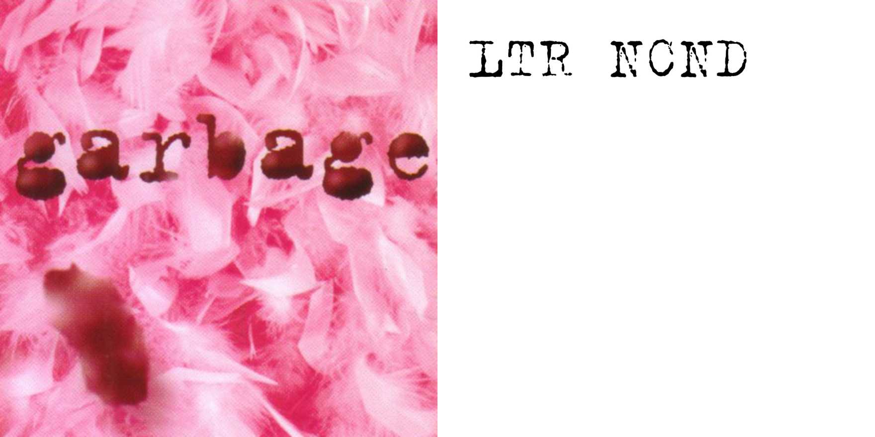 Garbage – Garbage album art - Fonts In Use