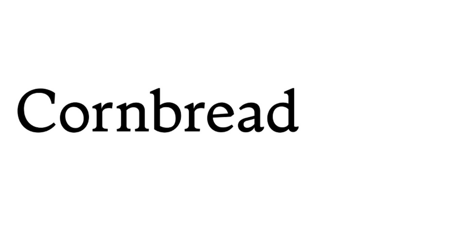 Cornbread (Very Cool) in use - Fonts In Use