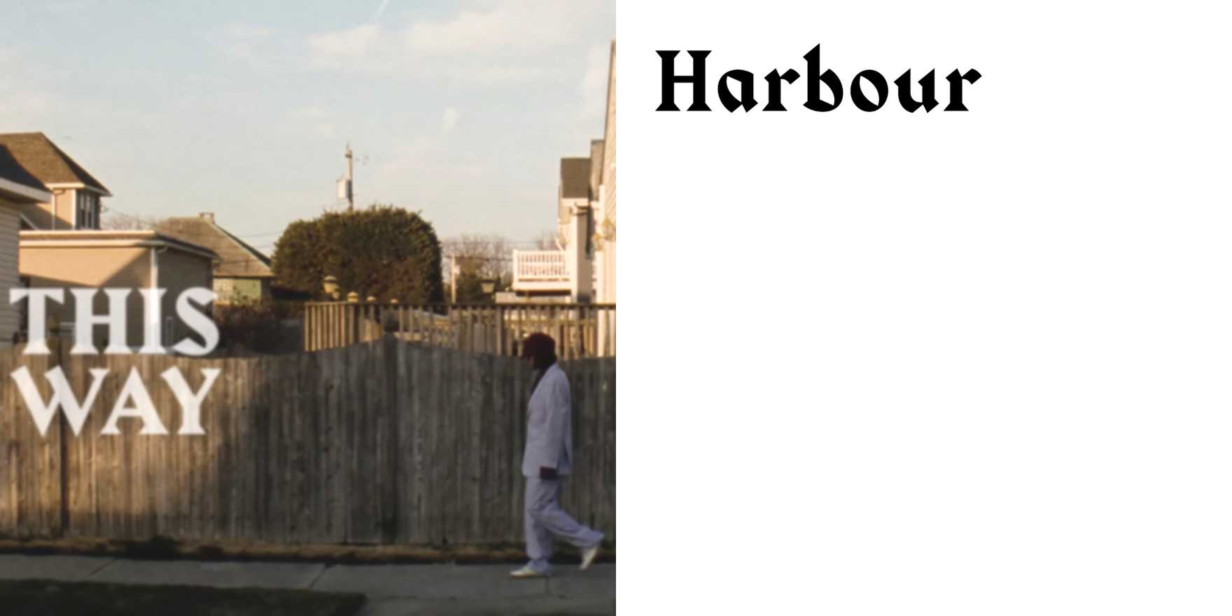 This Way film titles - Fonts In Use