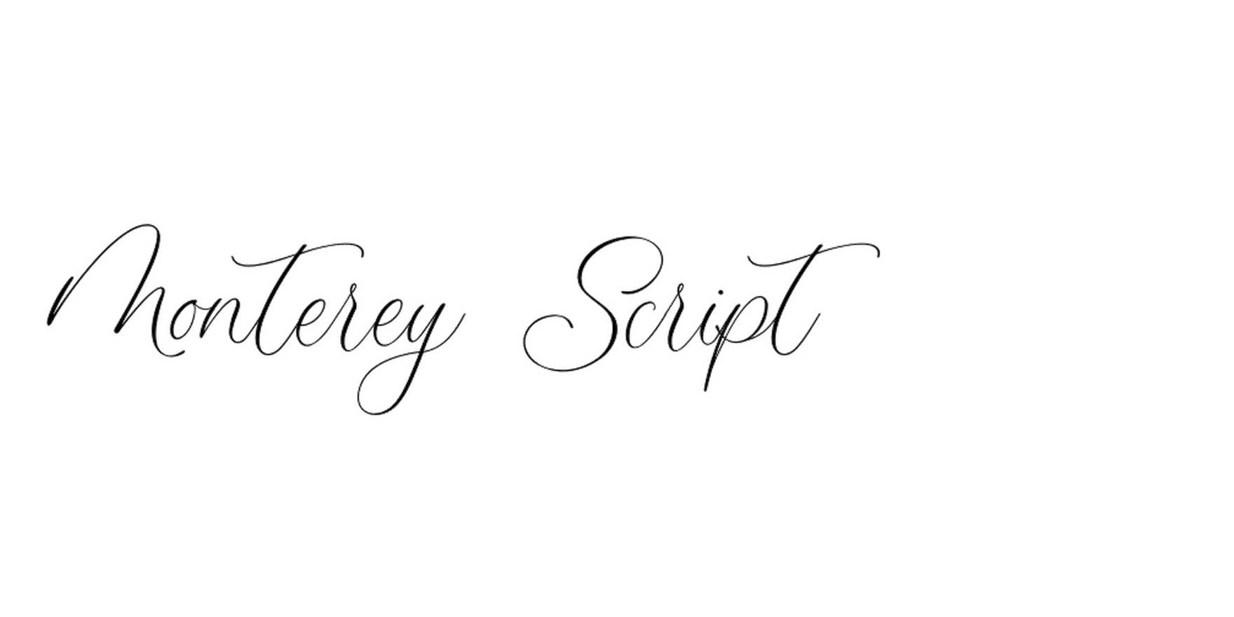 Monterey Script in use - Fonts In Use