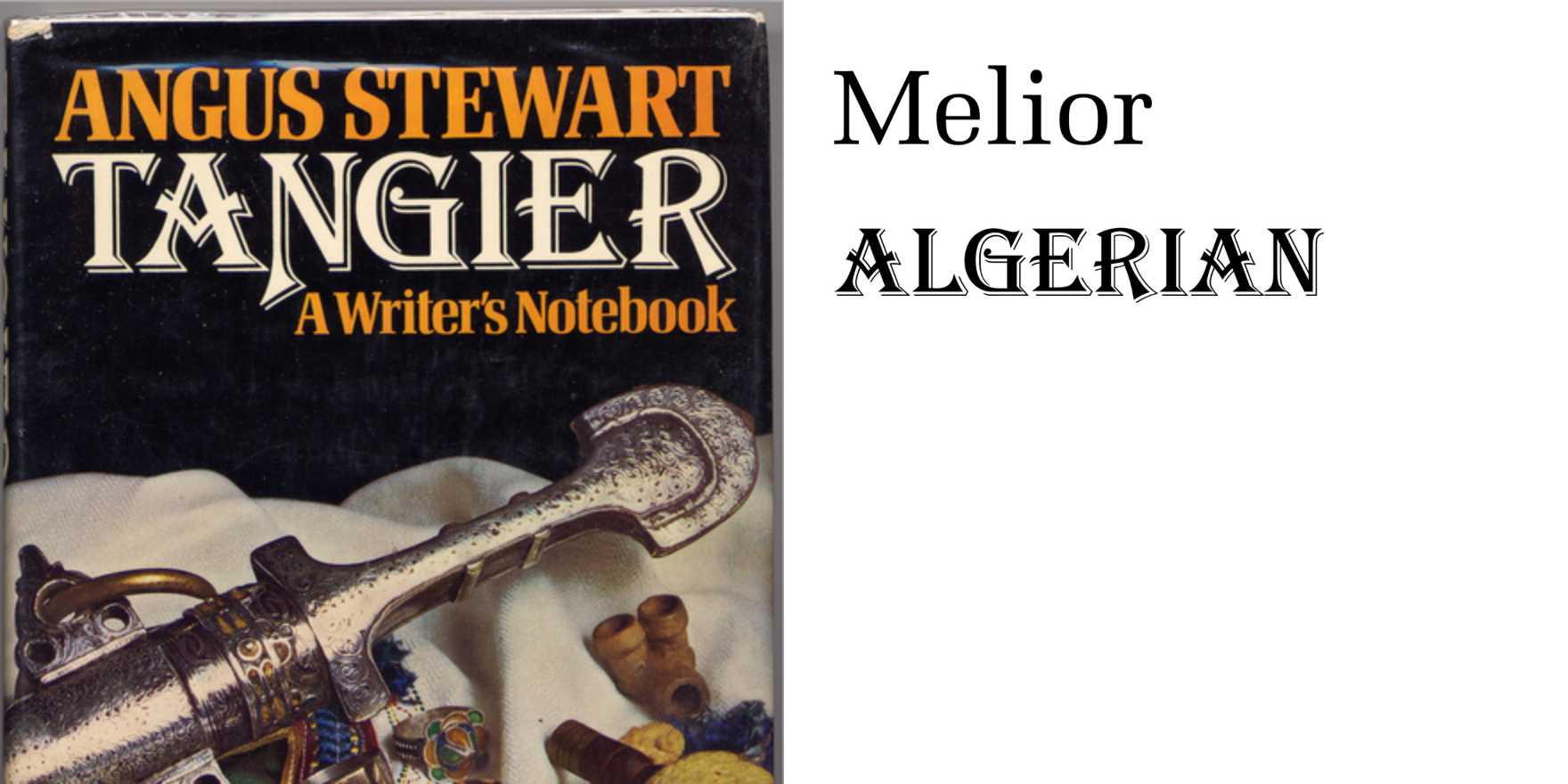 Tangier by Angus Stewart - Fonts In Use