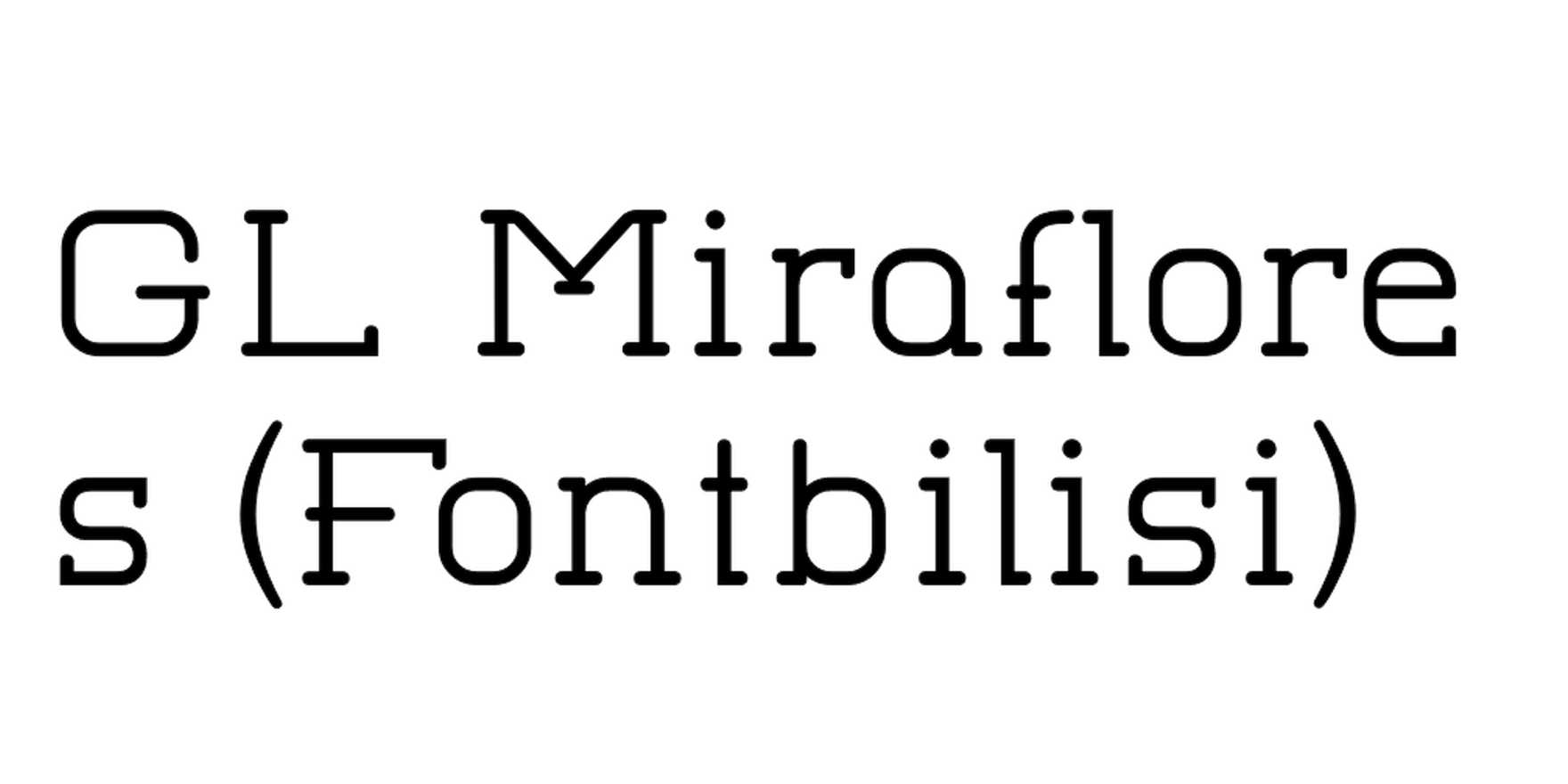 GL Miraflores (Fontbilisi) in use - Fonts In Use