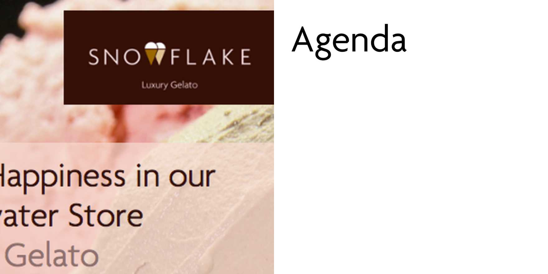 Snowflake Gelato - Fonts In Use