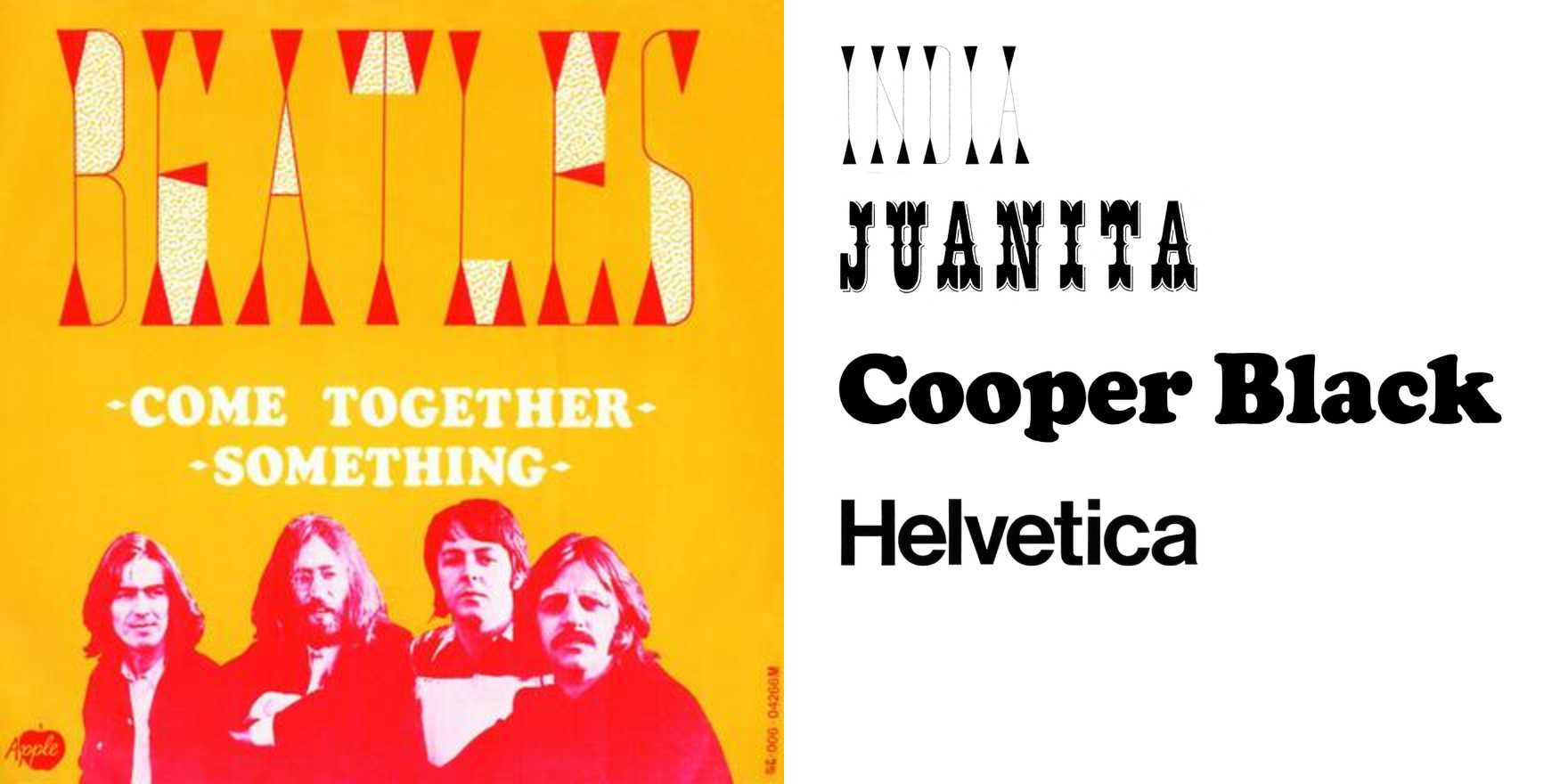 The Beatles – “Come Together” / “Something” Dutch single cover - Fonts ...
