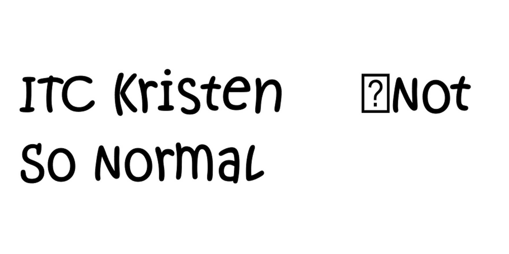 kristen itc