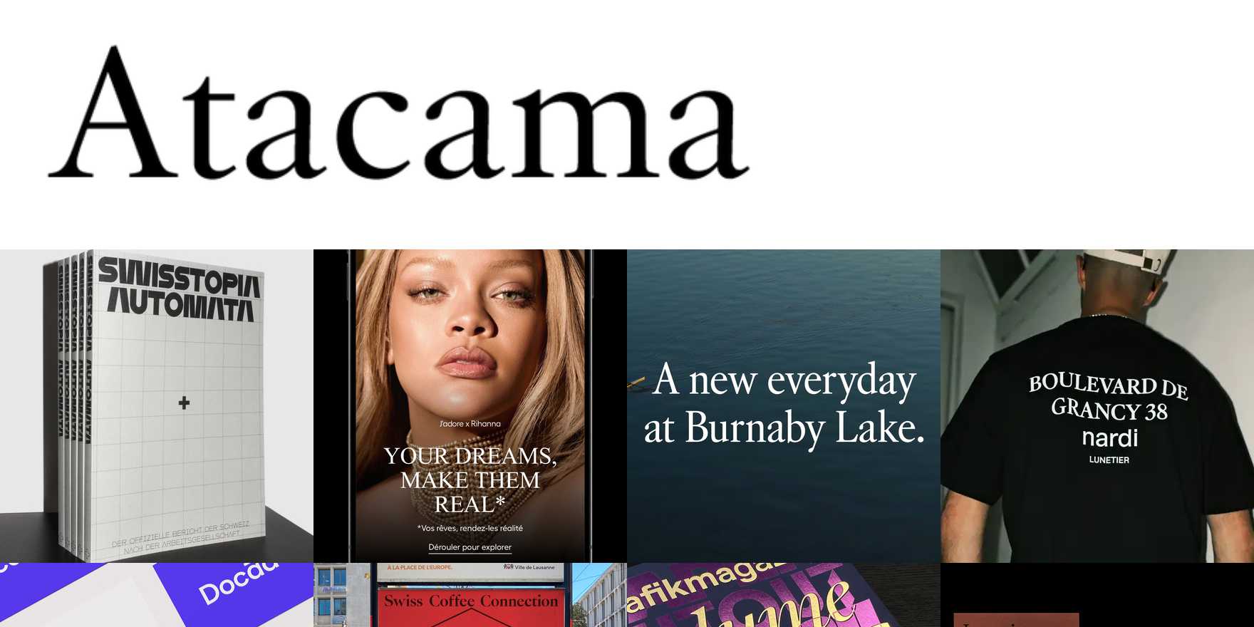 Atacama in use - Fonts In Use