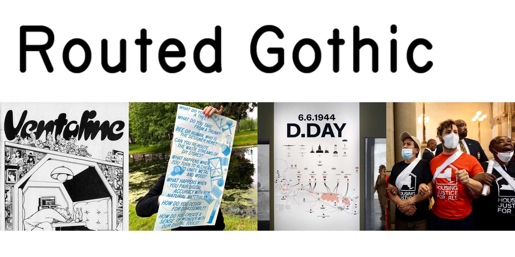 Routed Gothic in use - Fonts In Use