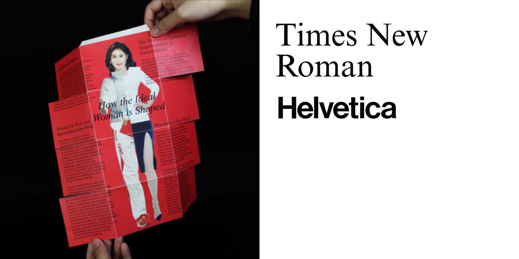 The Ideal Woman Box - Fonts In Use