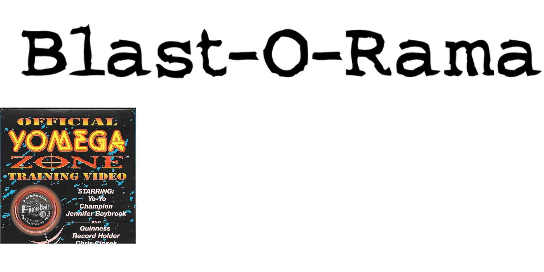 Blast-O-Rama in use - Fonts In Use