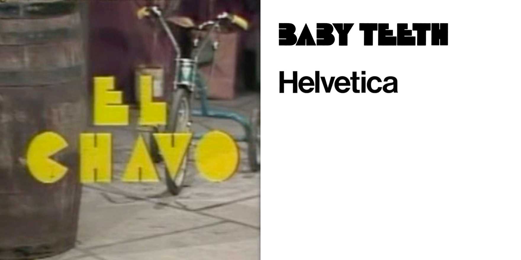 El Chavo del Ocho TV show logo and titles - Fonts In Use