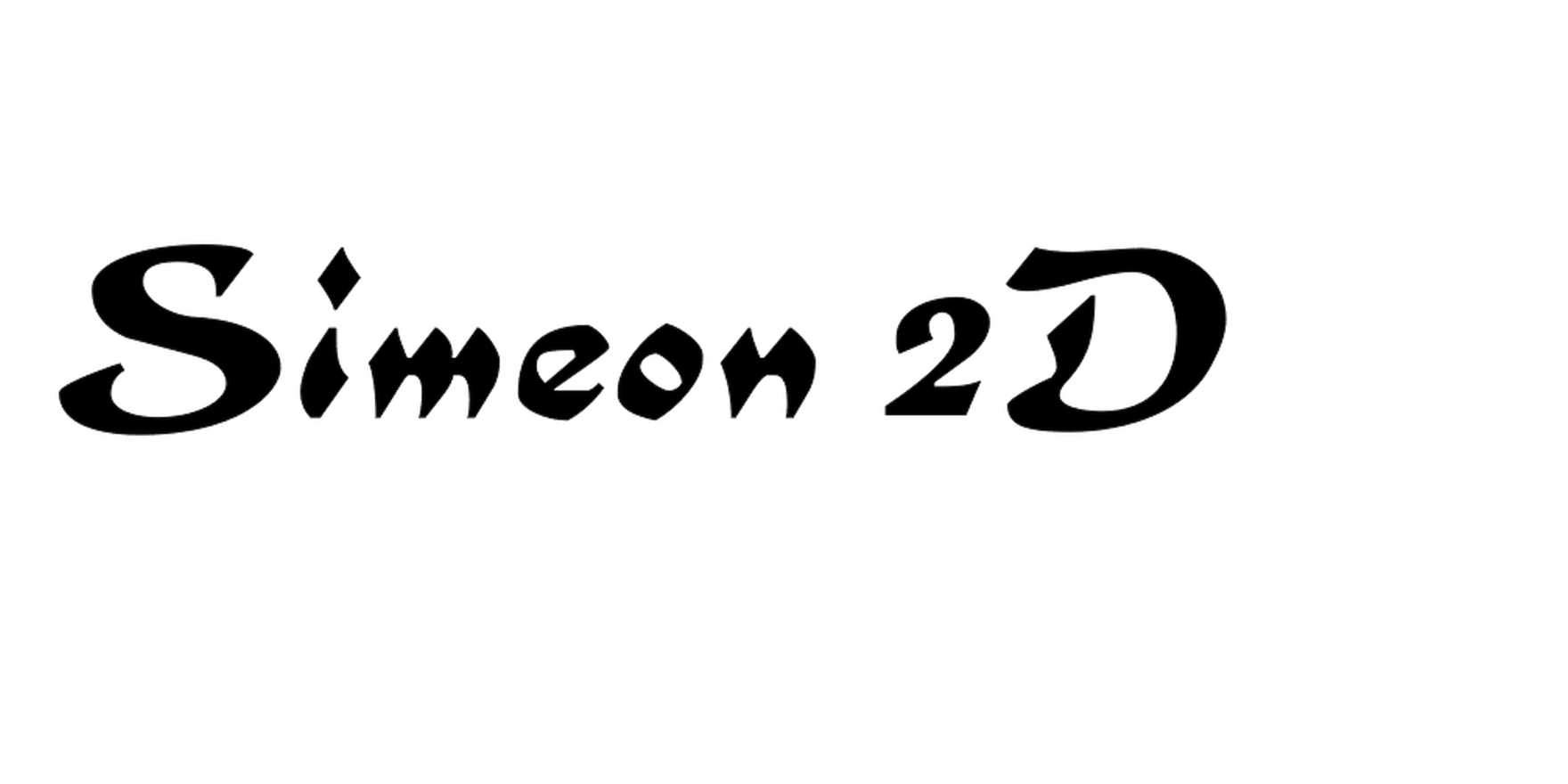 Simeon 2D in use - Fonts In Use