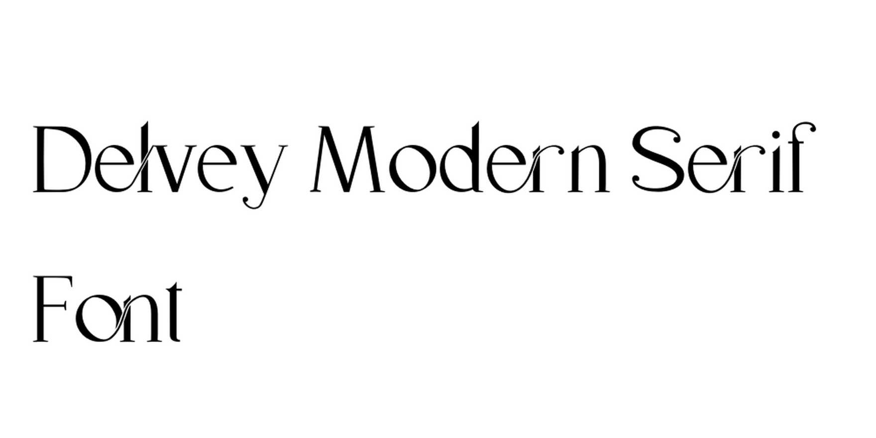 Delvey Modern Serif Font in use - Fonts In Use