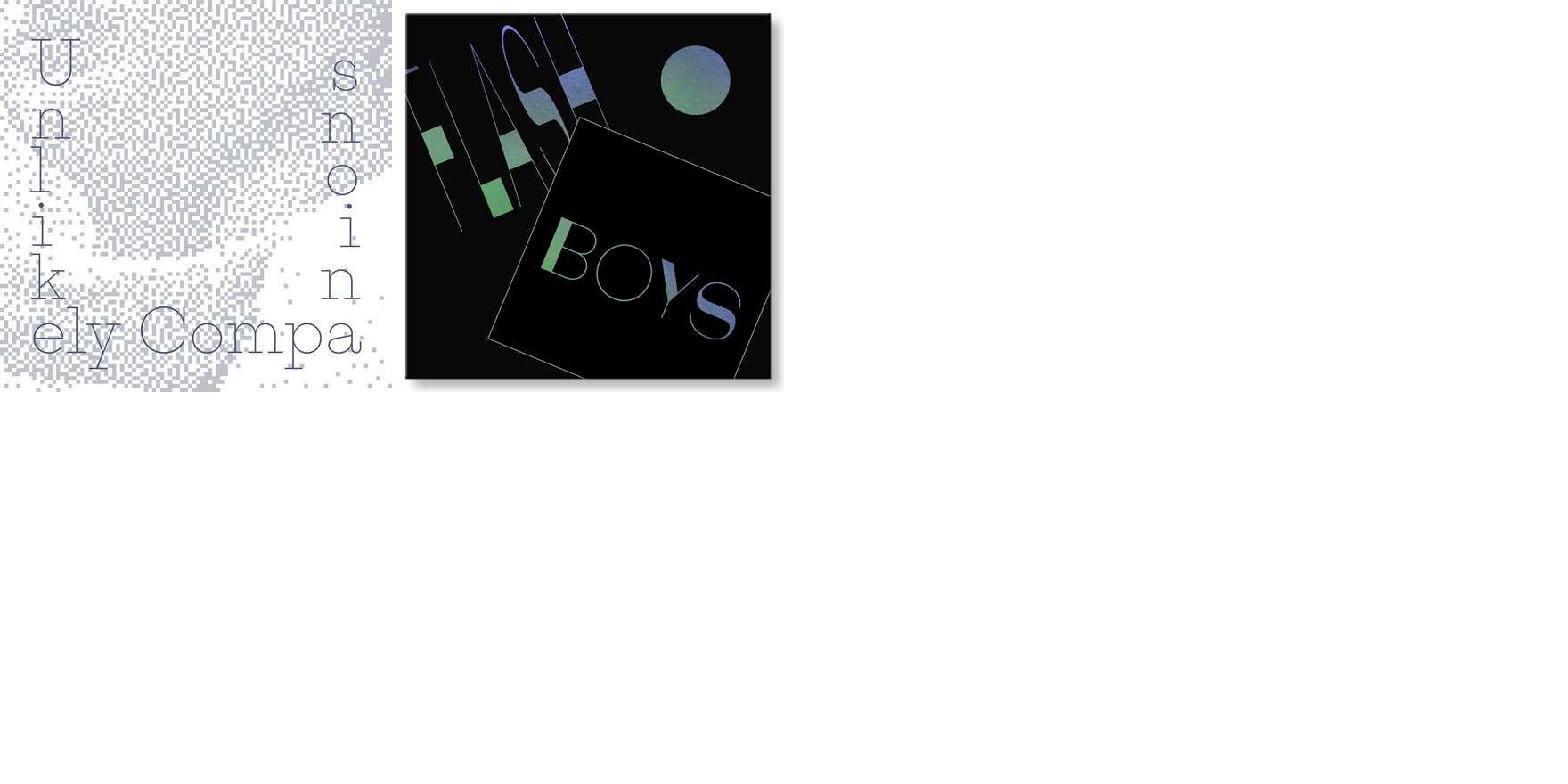 What About Never - Fonts In Use