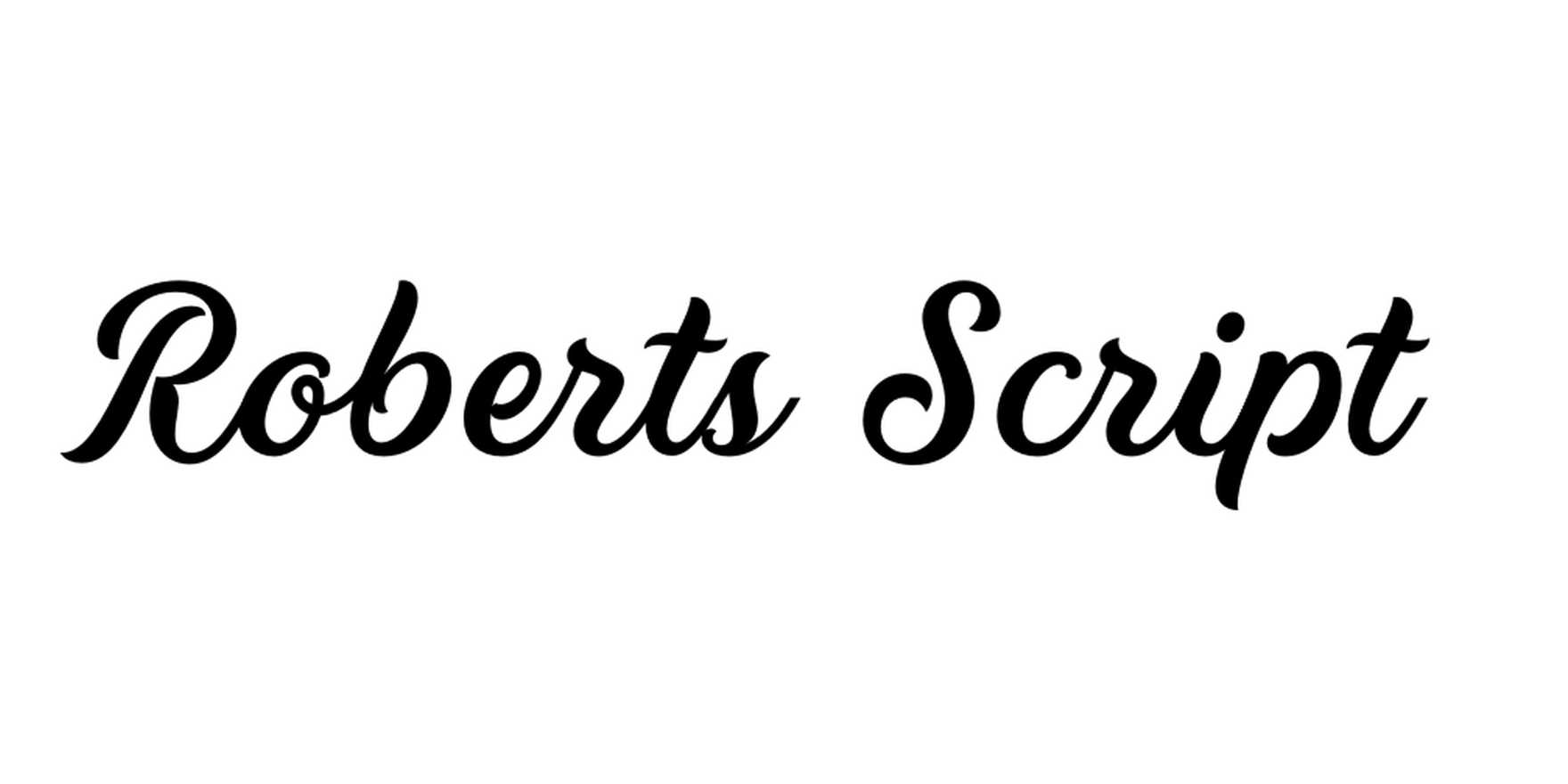 Roberts Script in use - Fonts In Use