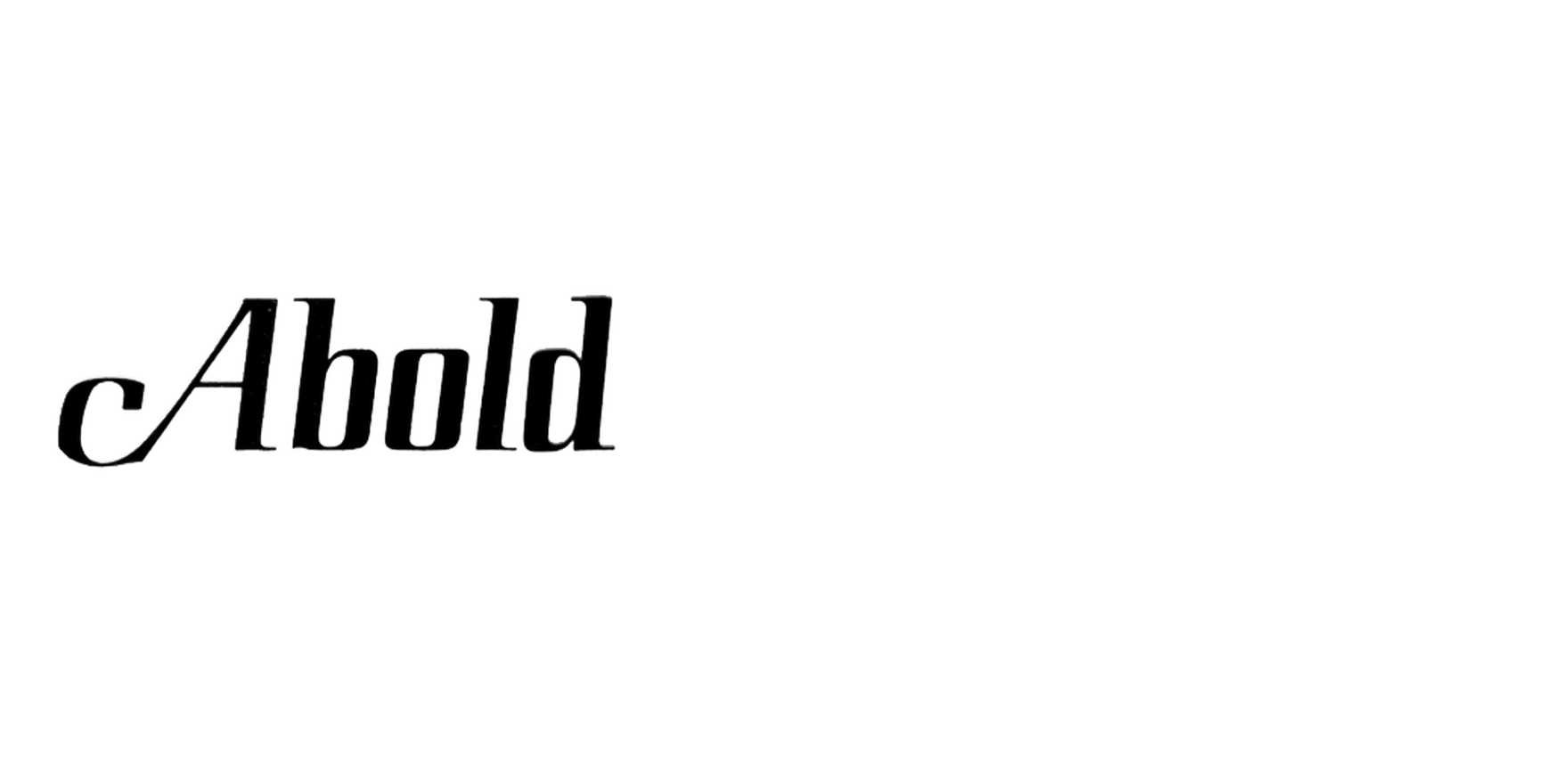 Abold in use - Fonts In Use