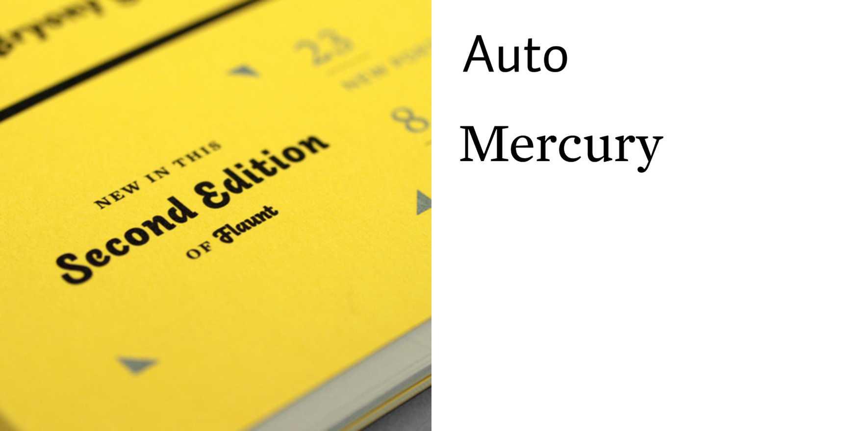 Flaunt, 2nd Edition - Fonts In Use