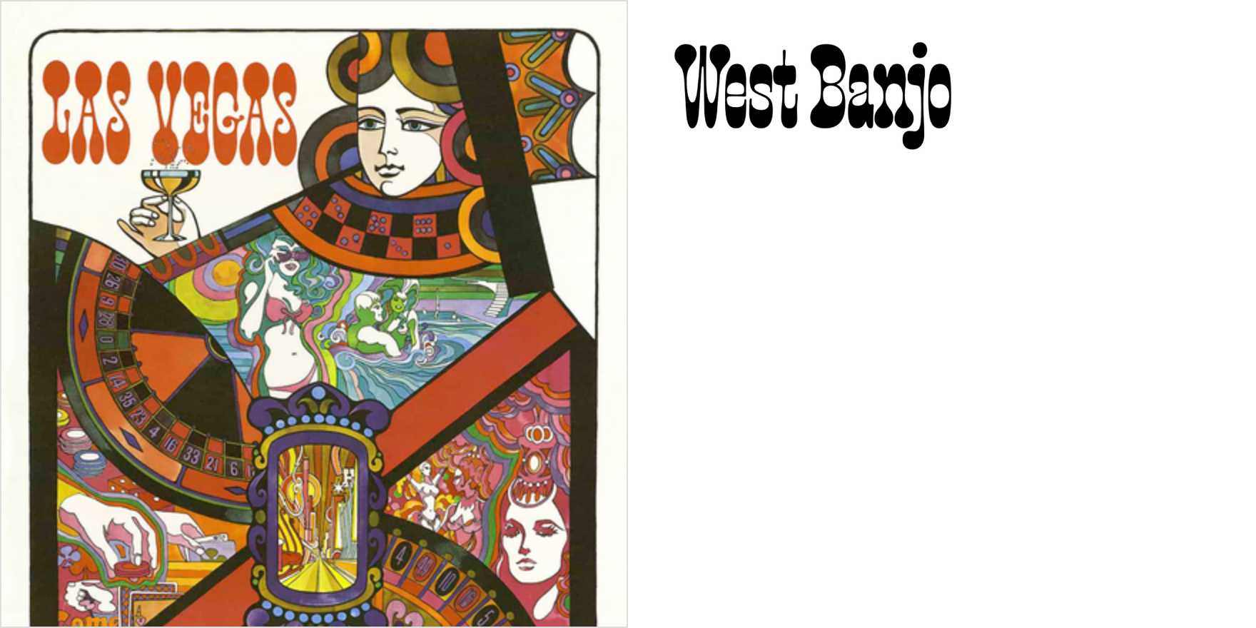 Las Vegas poster for TWA - Fonts In Use