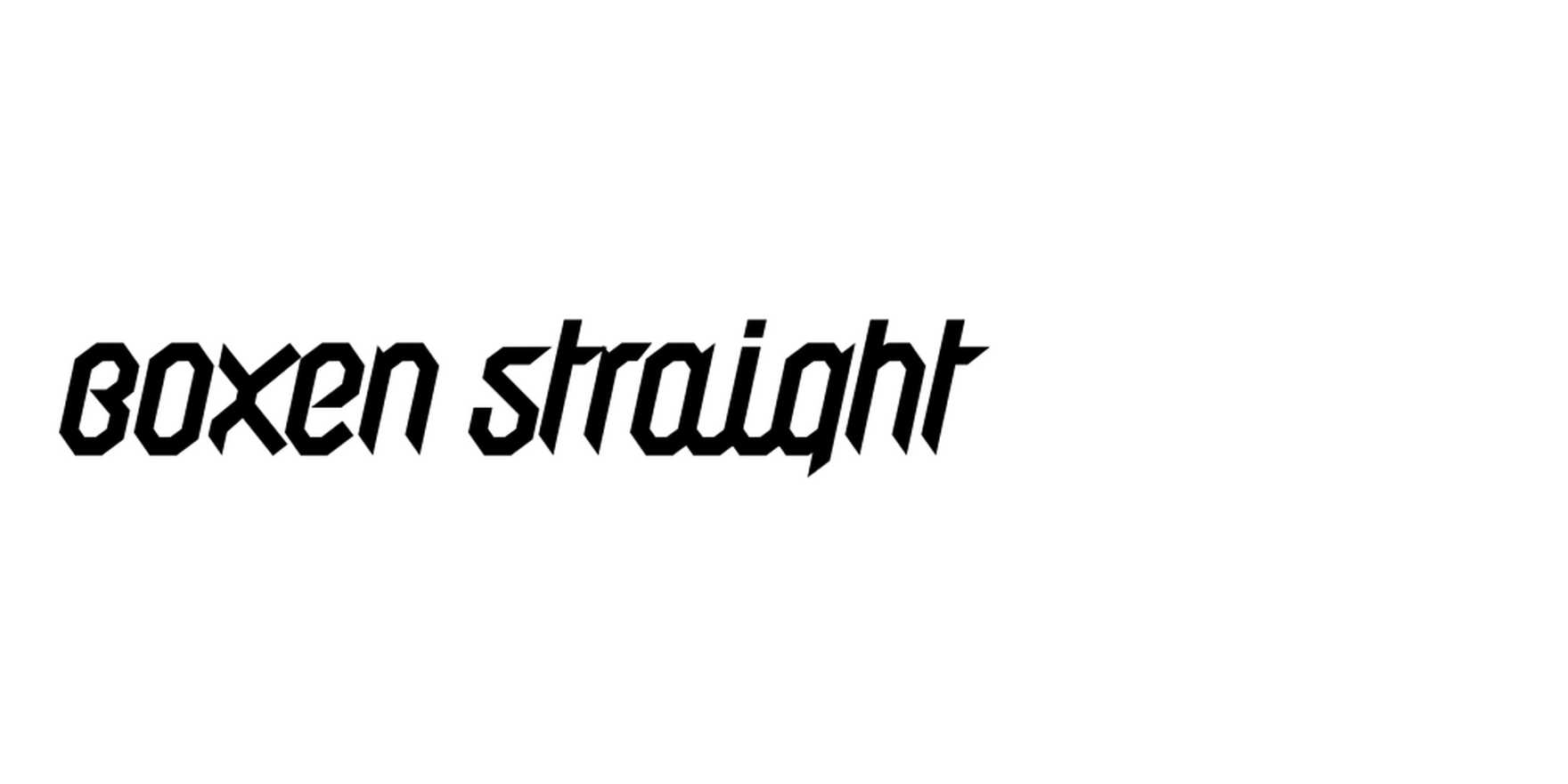 Boxen Straight in use - Fonts In Use