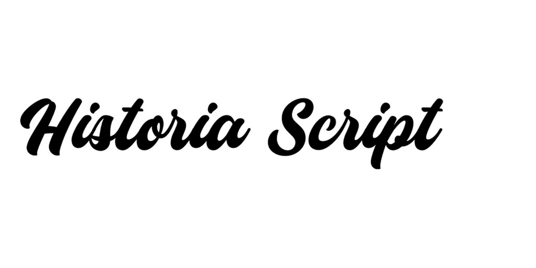 Historia Script in use - Fonts In Use