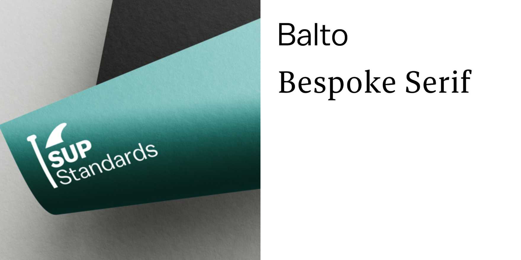 SUP Standards - Fonts In Use