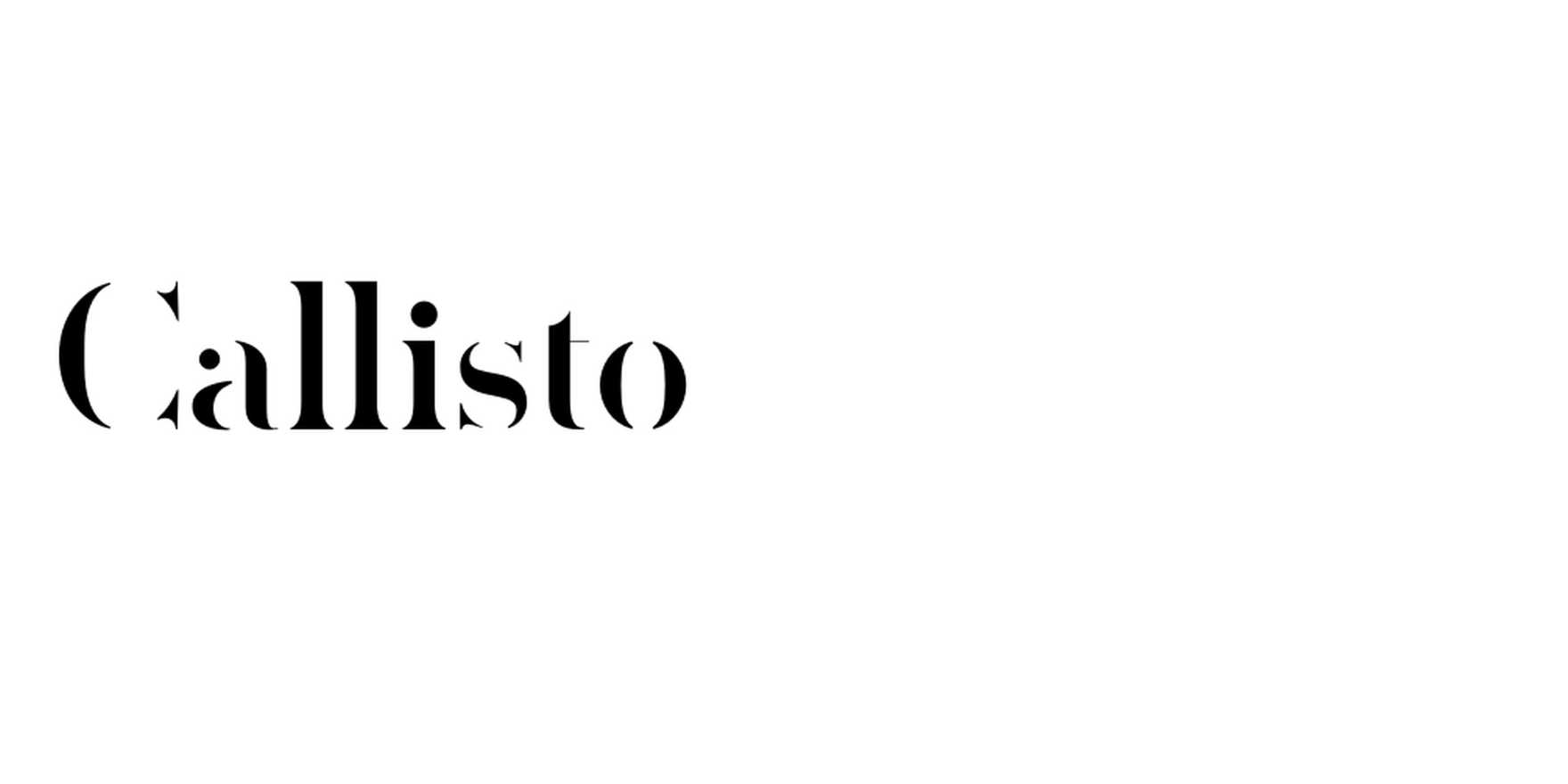 Callisto in use - Fonts In Use