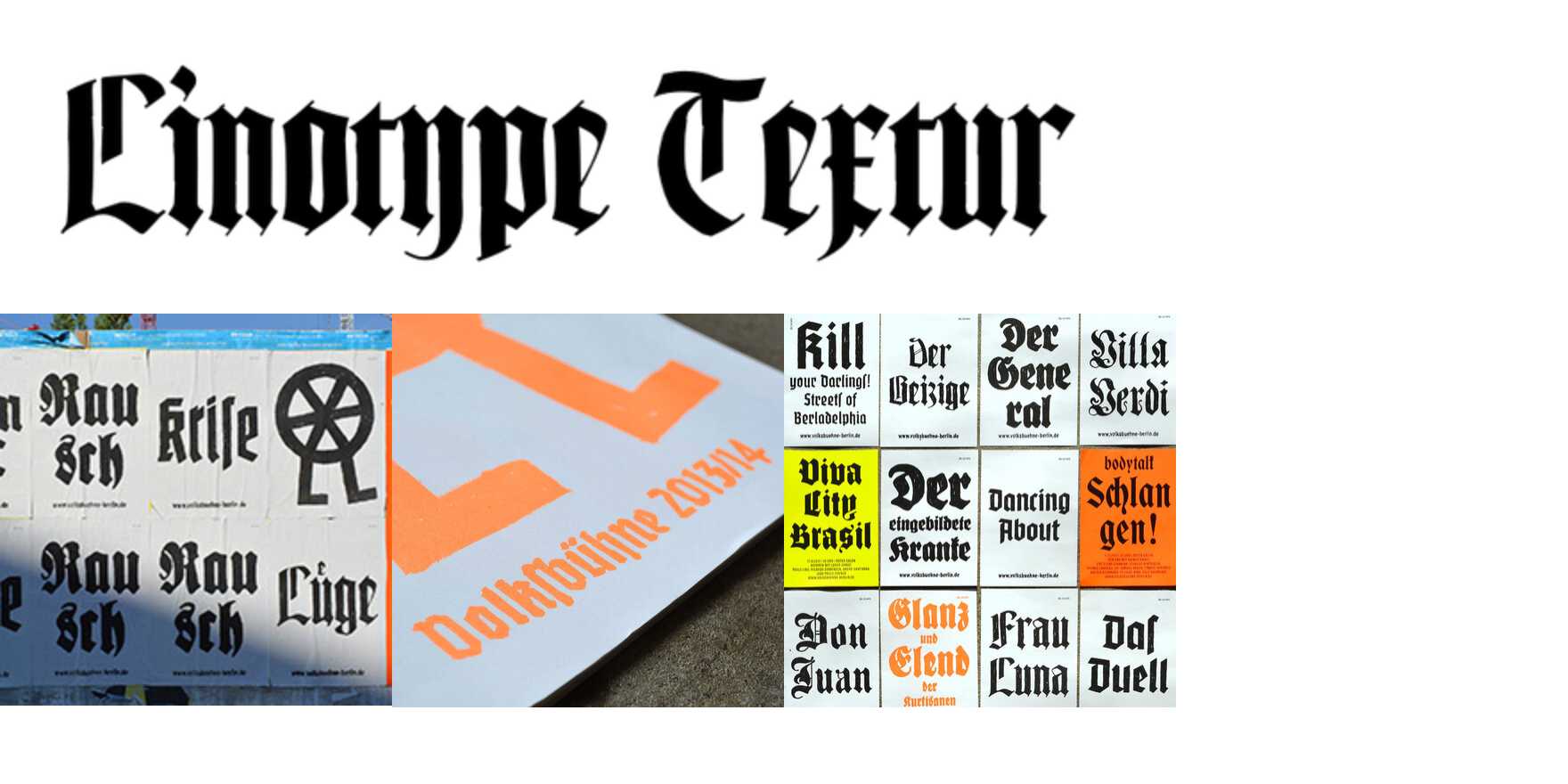 Linotype Textur in use - Fonts In Use