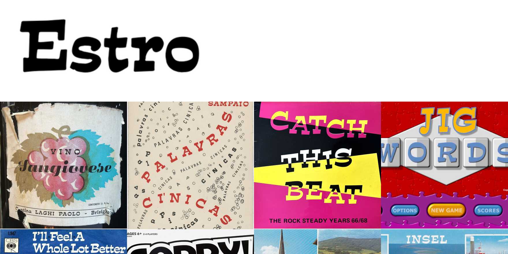 Estro in use - Fonts In Use