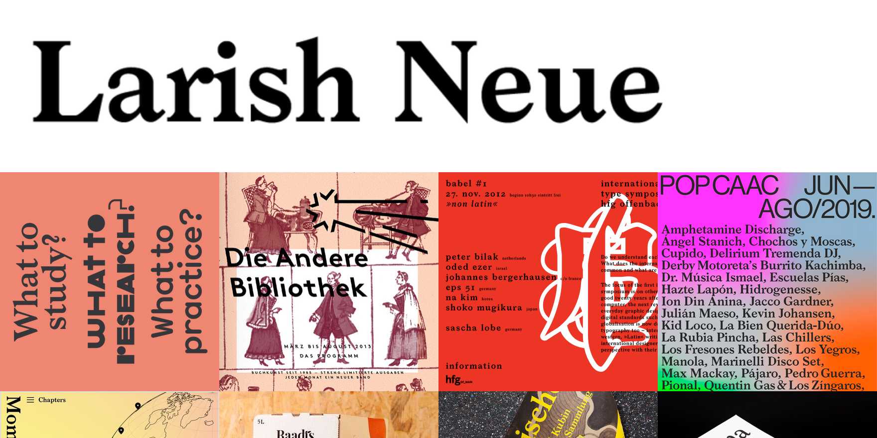 Larish Neue in use - Fonts In Use