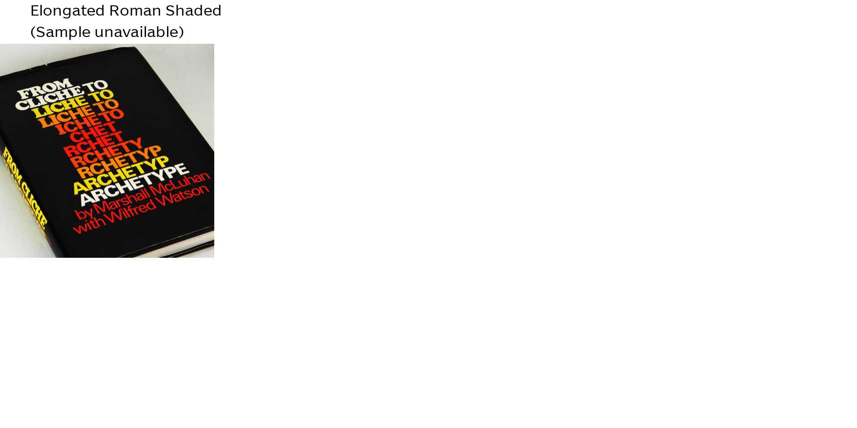 Elongated Roman Shaded in use - Fonts In Use