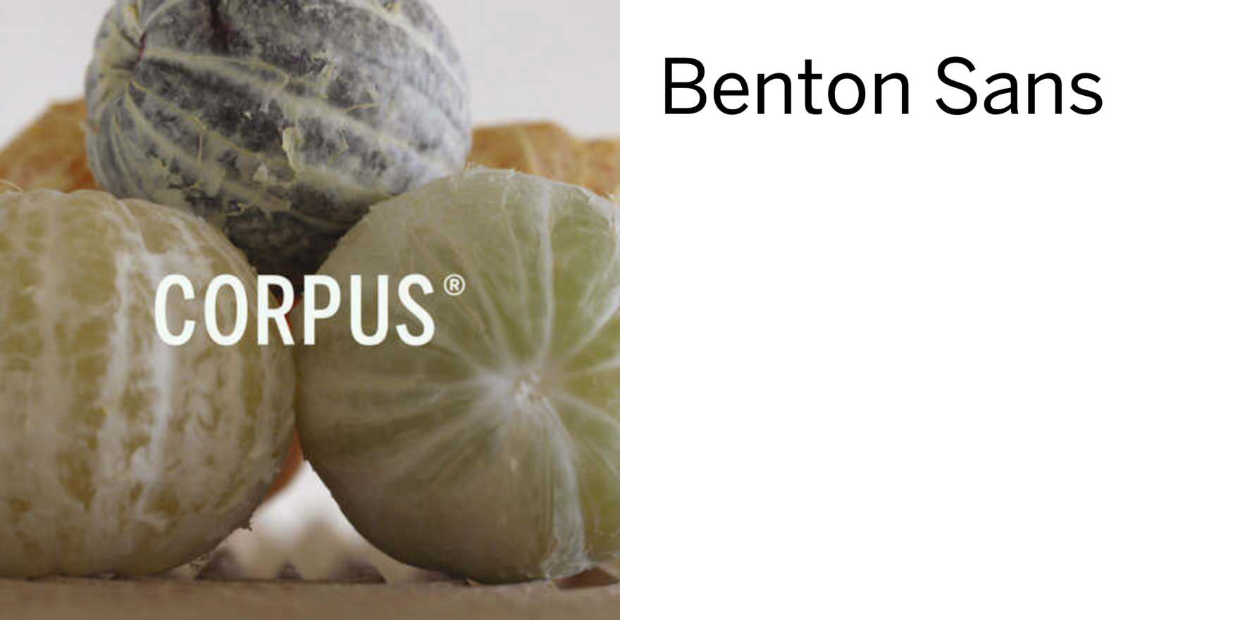 Corpus Naturals deodorants - Fonts In Use