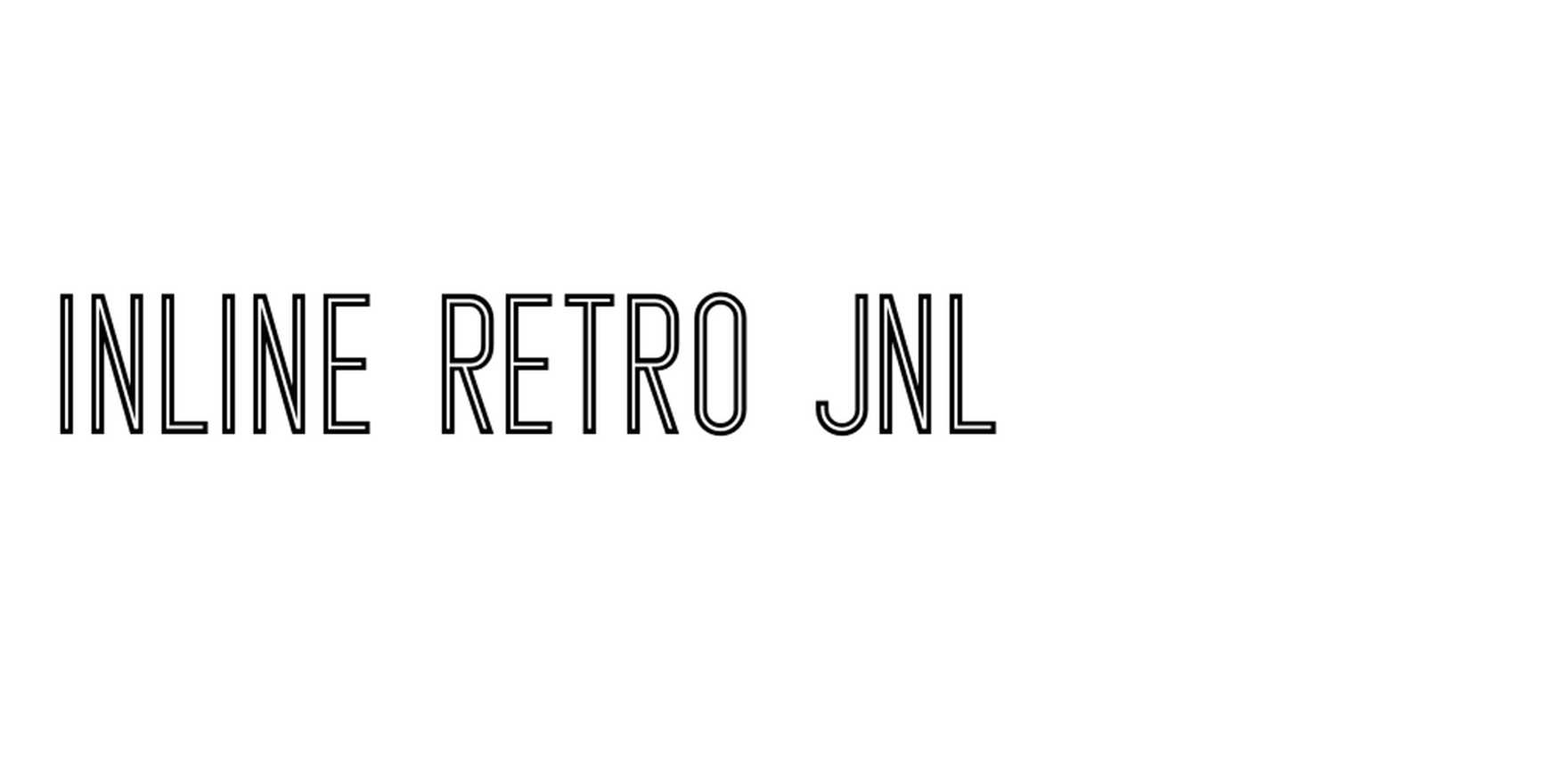 Inline Retro JNL in use - Fonts In Use