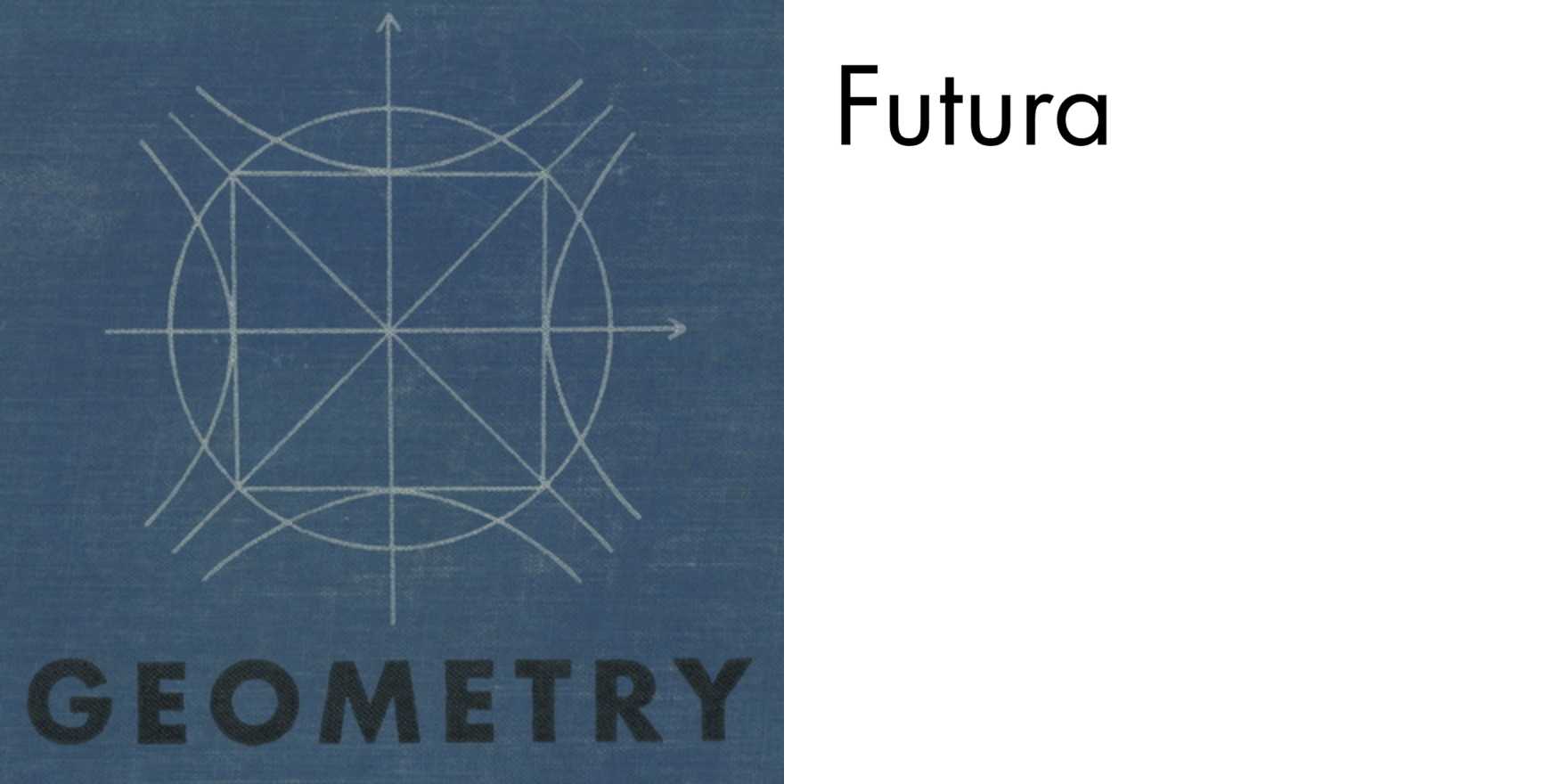 Analytic Geometry - Fonts In Use
