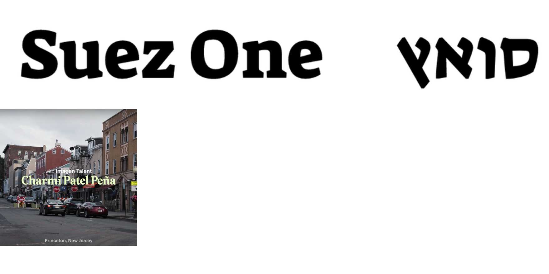 Suez One in use - Fonts In Use