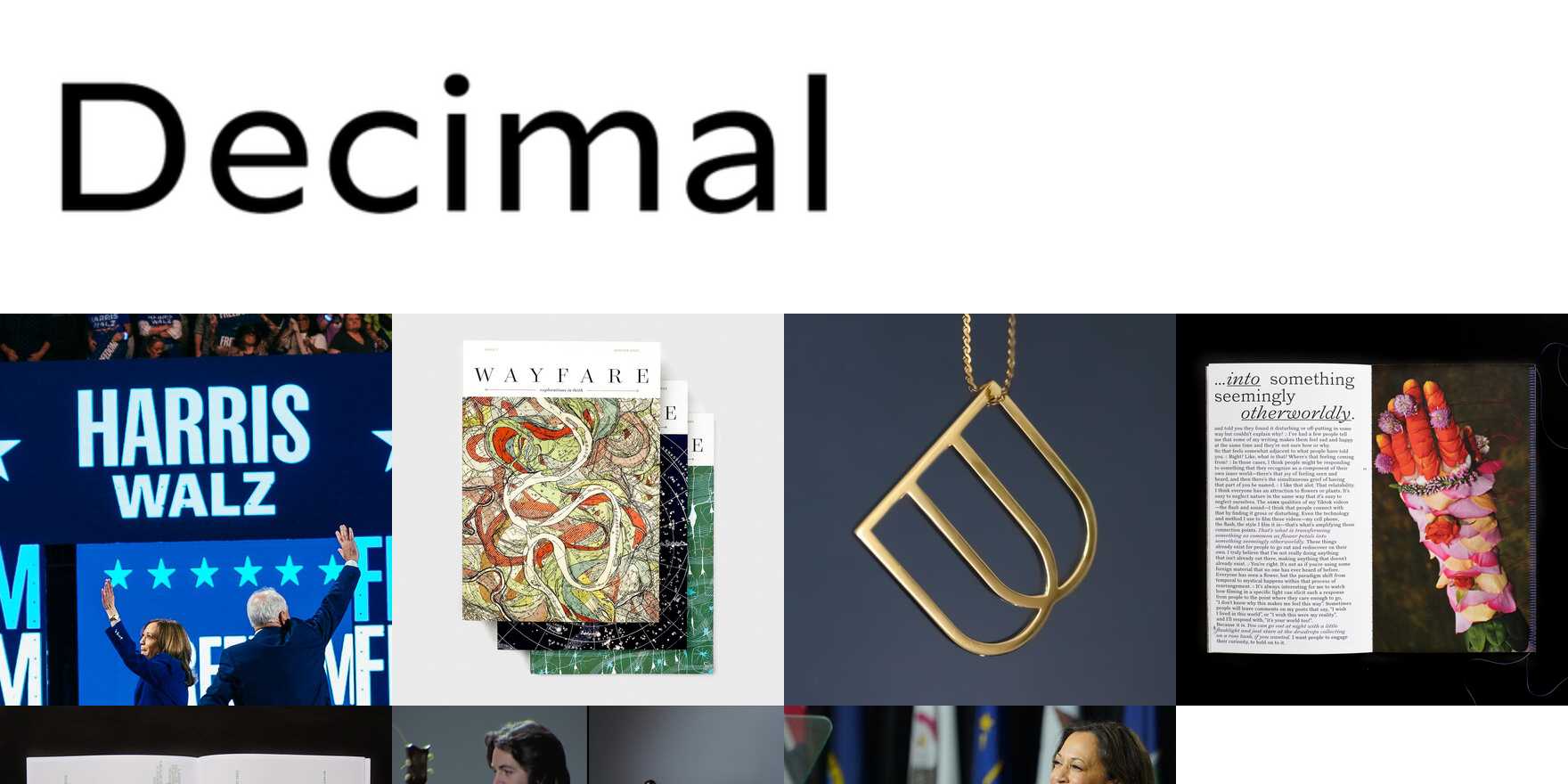 Decimal in use - Fonts In Use