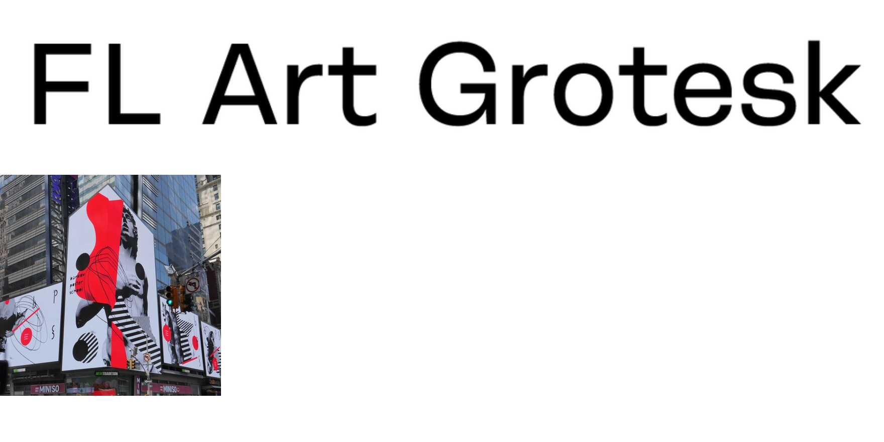FL Art Grotesk in use - Fonts In Use