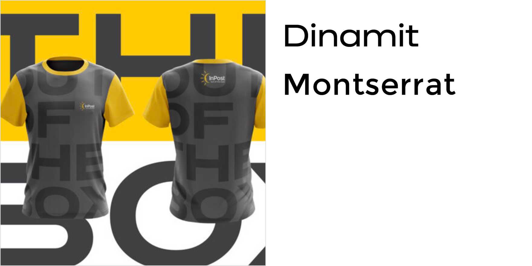 InPost brand identity - Fonts In Use