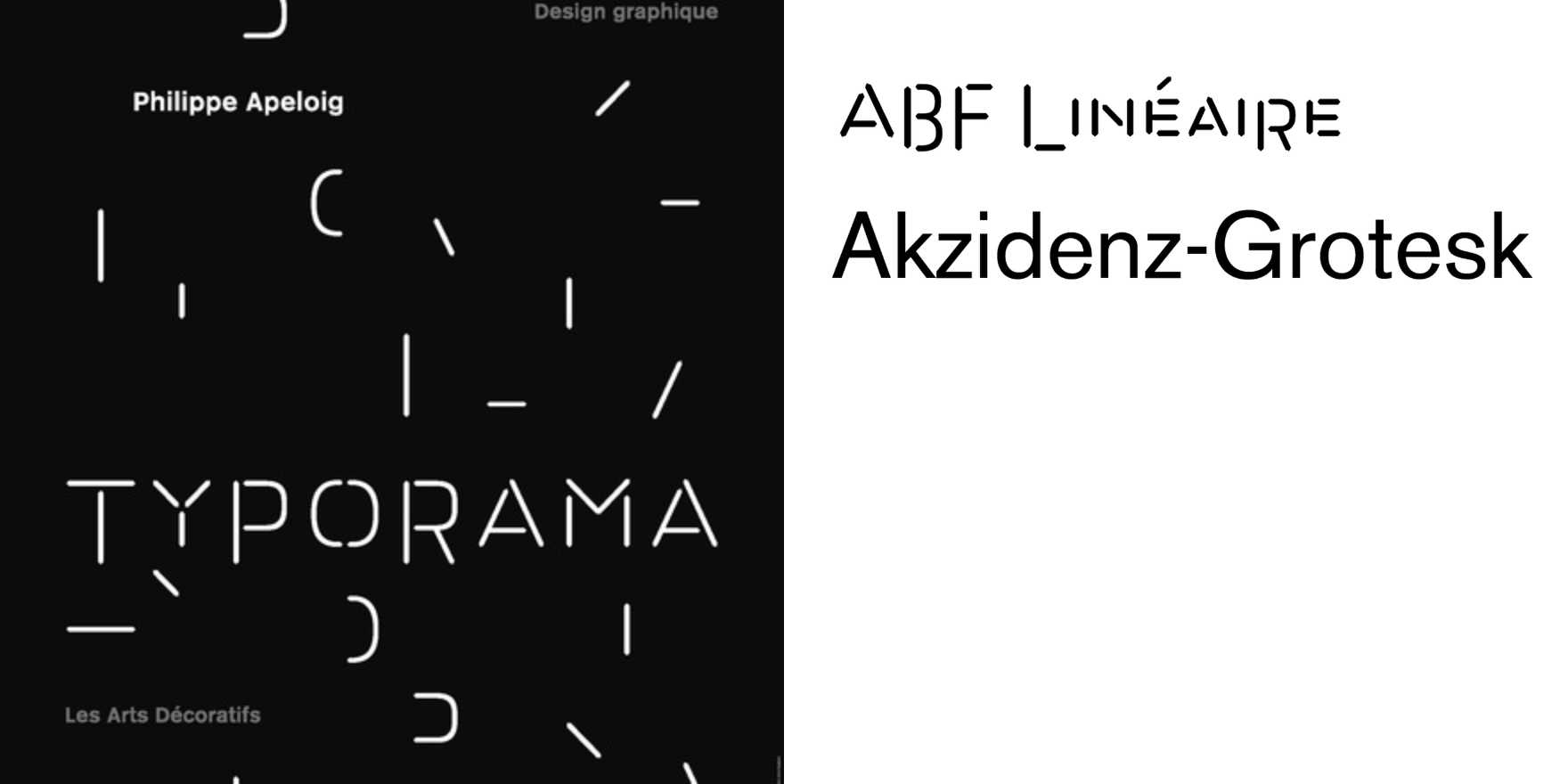 Philippe Apeloig – Typorama exhibition poster - Fonts In Use